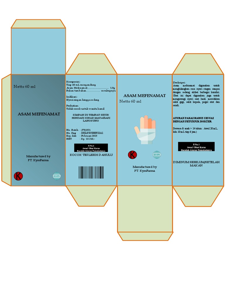 Label Kemasan Suspensi | PDF
