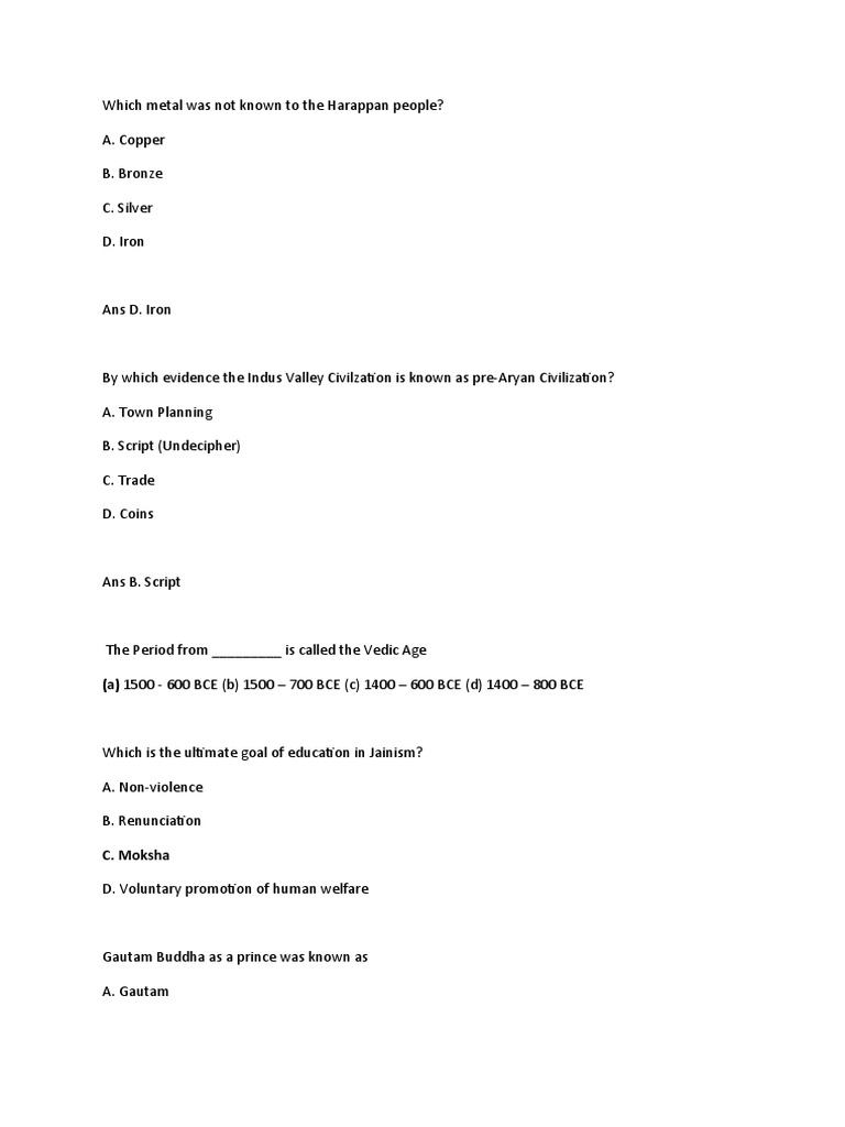 40 Question Set 1 | PDF | Ashoka | Indian Religions