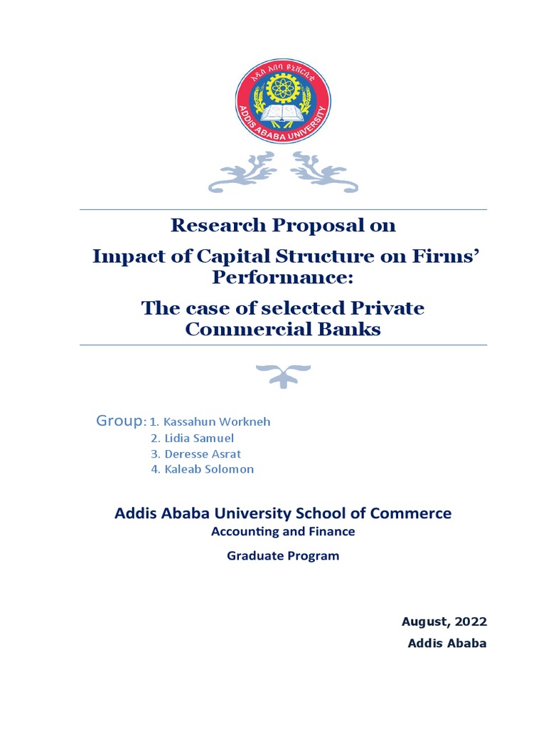 Capital Structure Impact on Bank Performance | PDF | Capital Structure ...