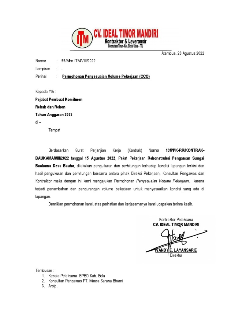 Surat Permohonan Justek | PDF | Sains & Matematika