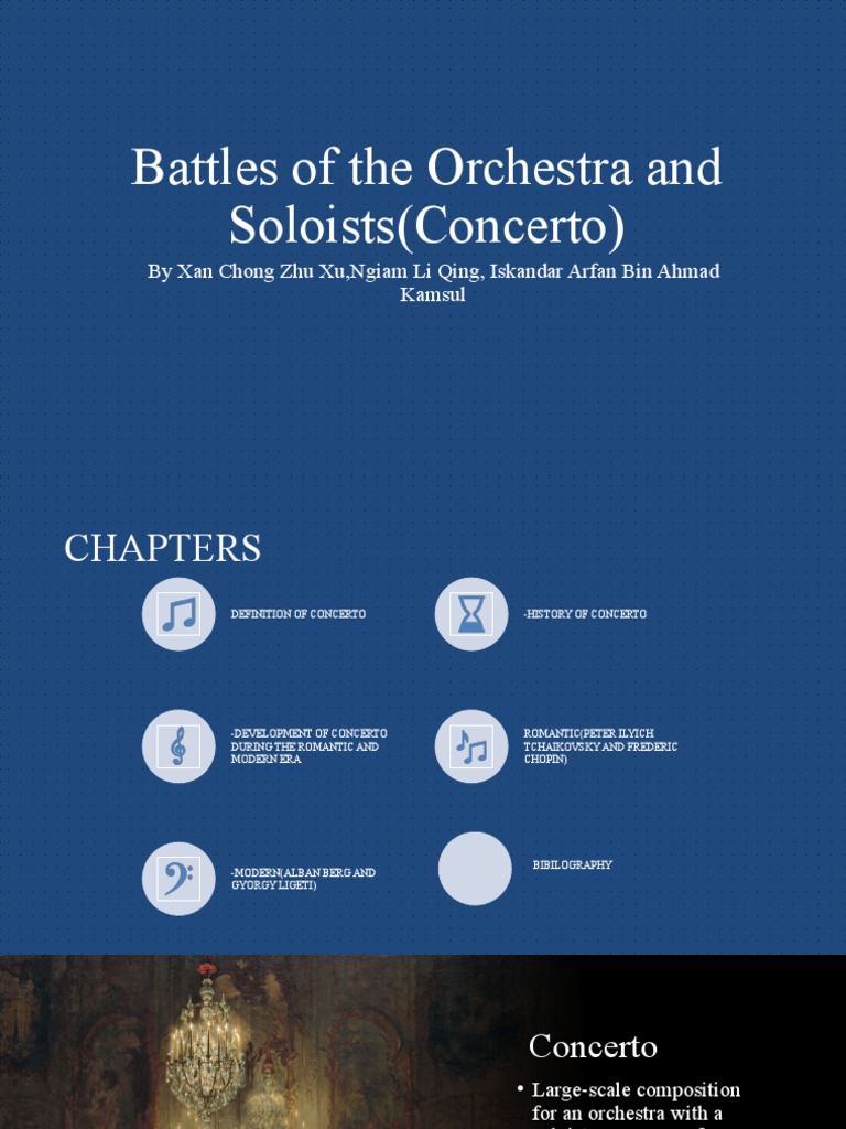 Music Appreciation 2-Project Presentation | PDF | Concerto | Performing ...