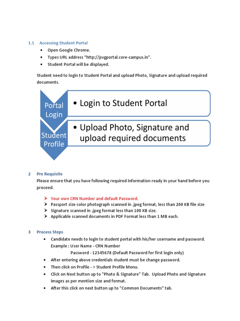 ERP User Manual For Student | PDF | Login | User (Computing)