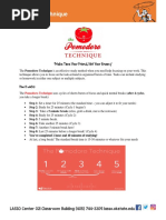 Pomodoro Technique Cheat Sheet by Nate | PDF | Career & Growth | Business