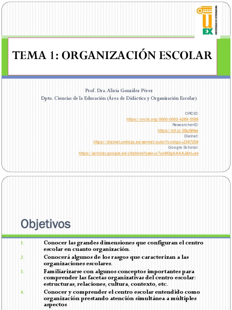 OCE Tema 1 | PDF | Plan de estudios