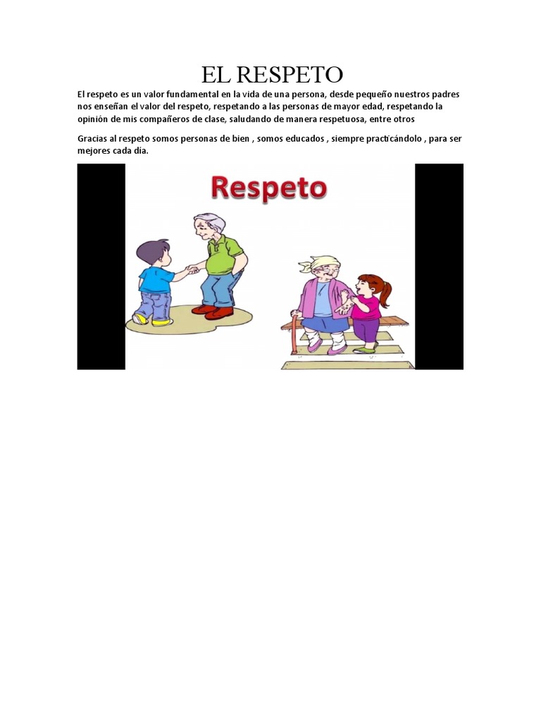 El Valor Fundamental del Respeto | PDF