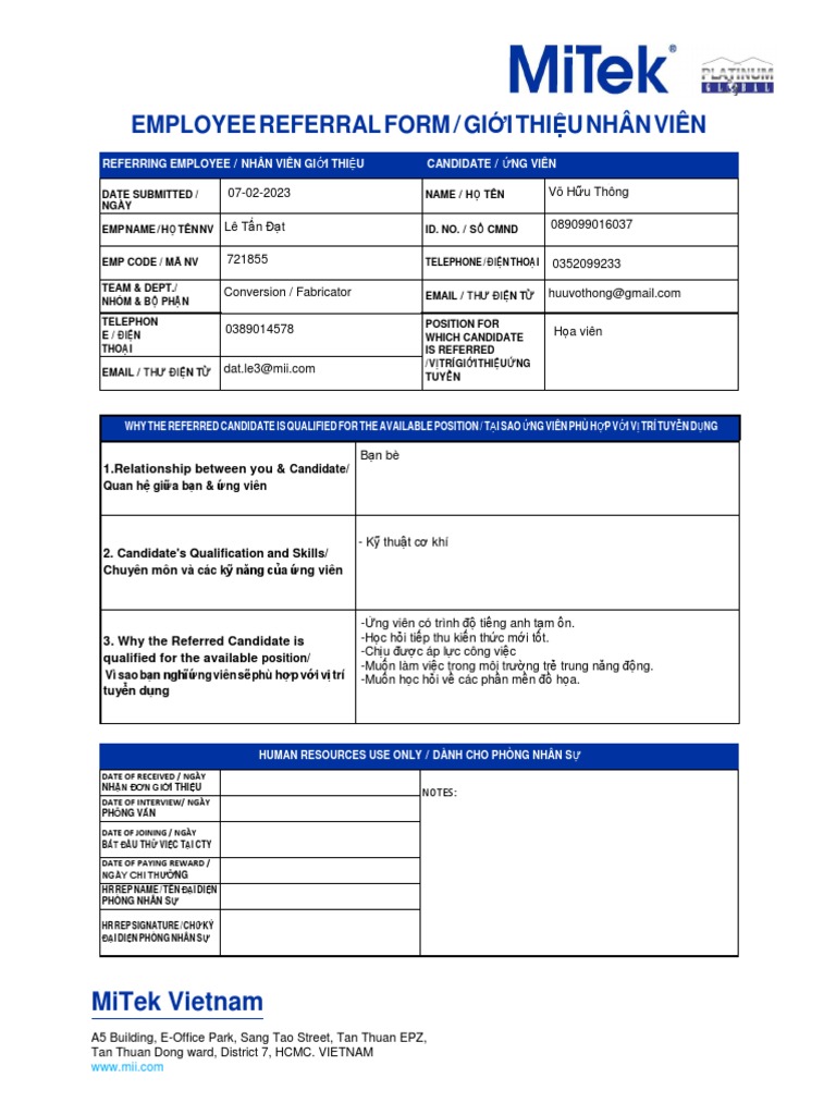 FILE - 20230206 - 075209 - PG Employee Referral Form V1 | PDF