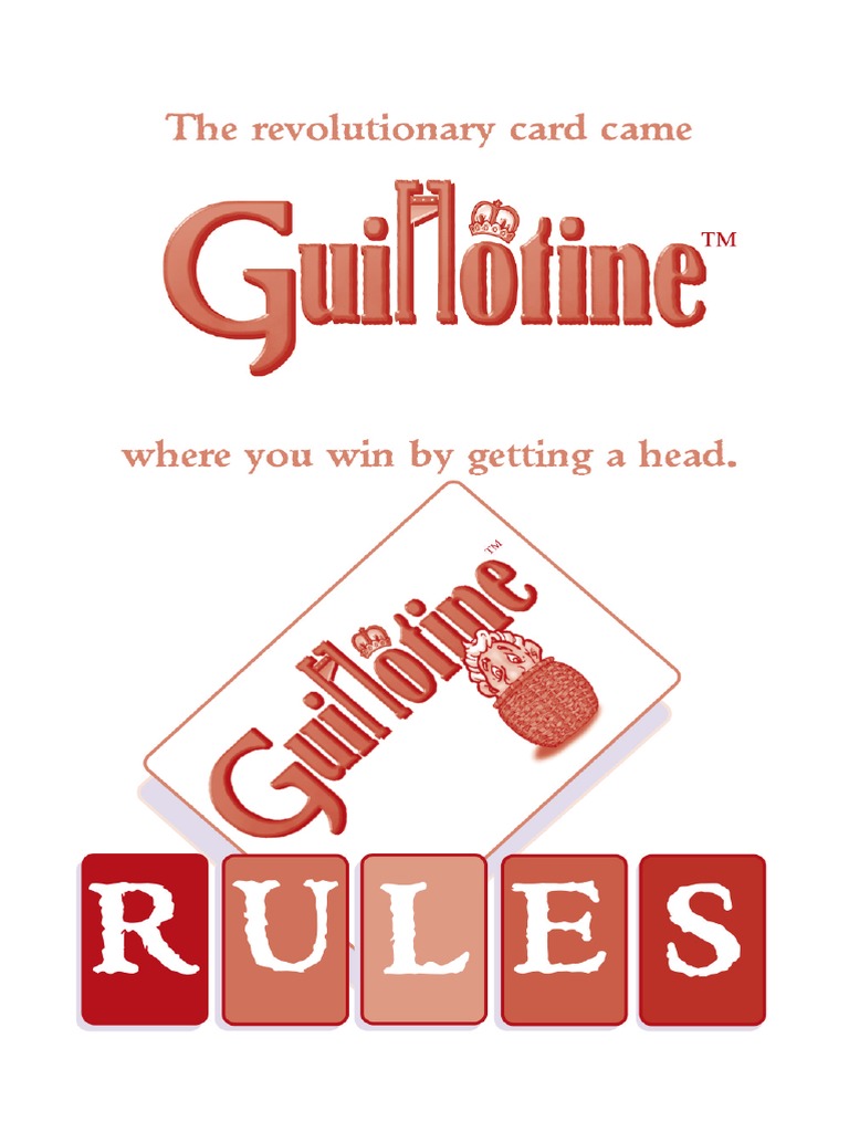 Guillotine Rules | PDF