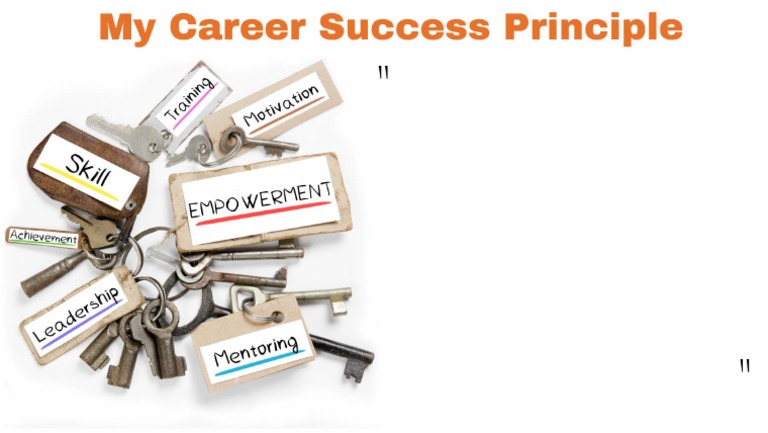 Career Principle | PDF