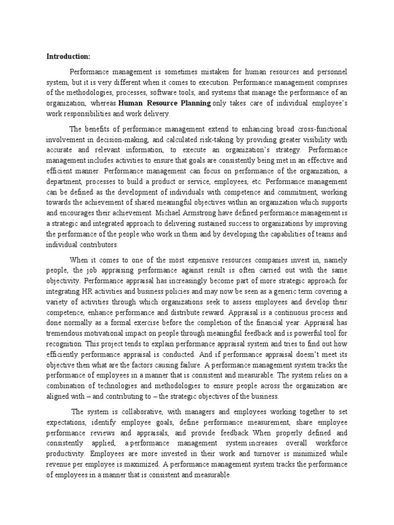 Performance Management Insights | PDF | Performance Management ...