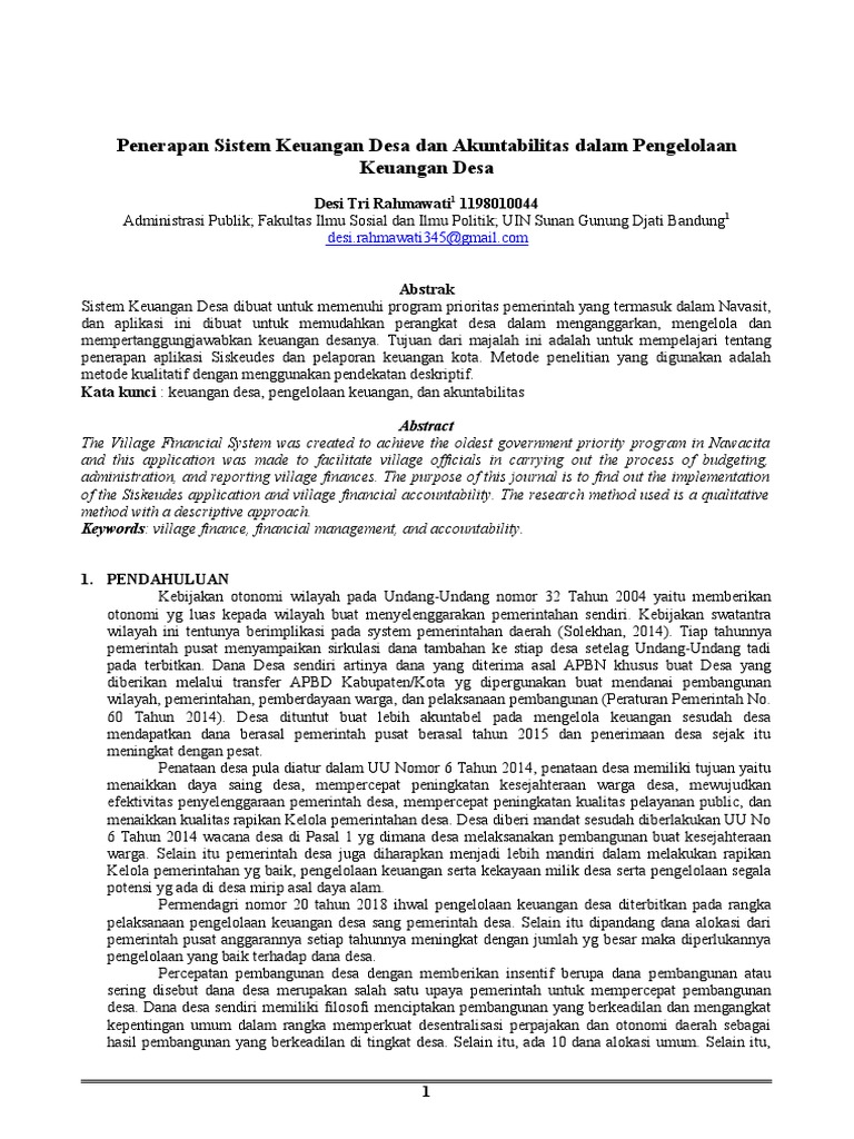 Paper Akuntansi Sektor Publik | PDF