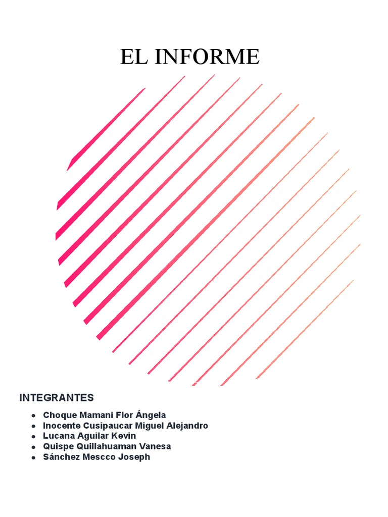 Análisis de la estructura y tipos de informes | PDF | Información | Bibliografía