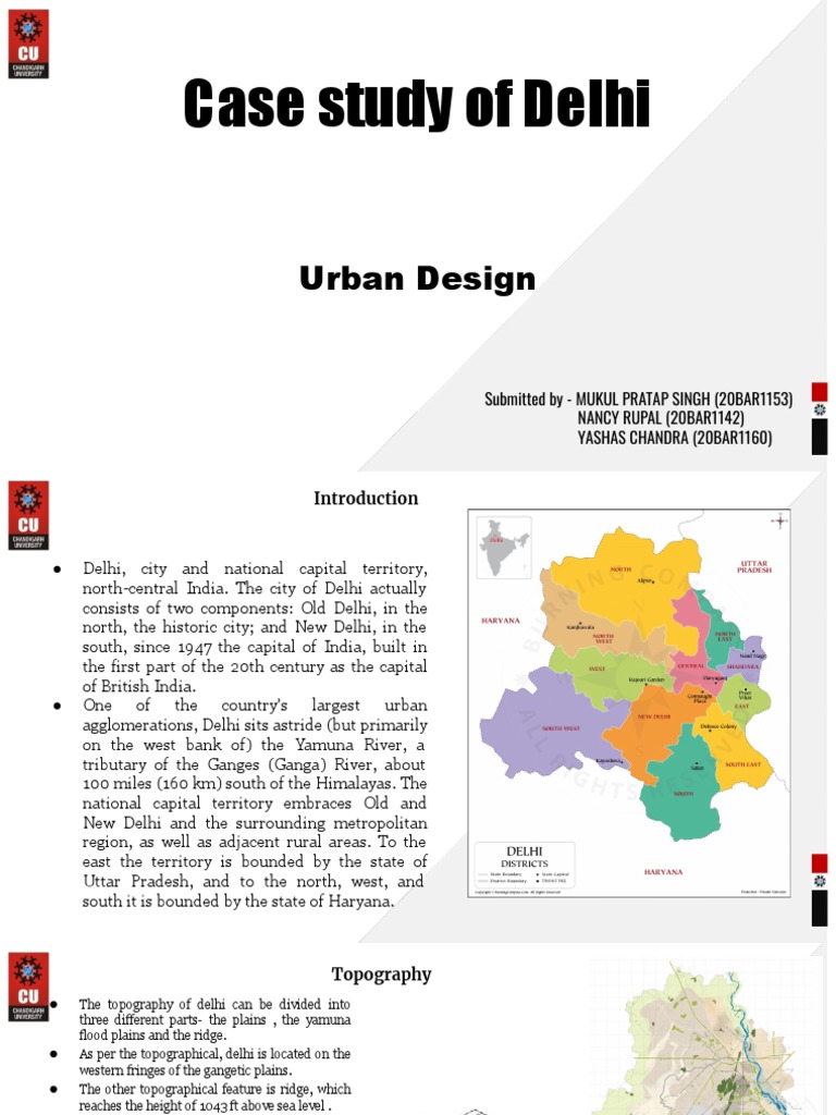 Case Study of Delhi: Urban Design | PDF | Delhi