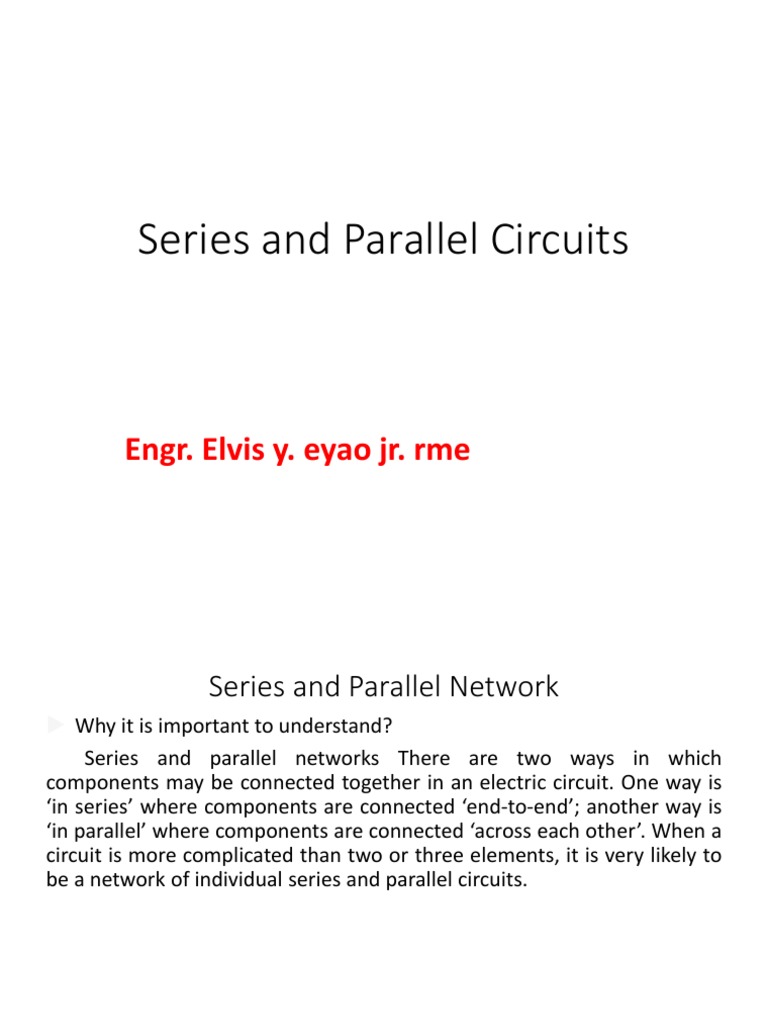 Series and Parallel Circuits | PDF | Series And Parallel Circuits | Electrical Network