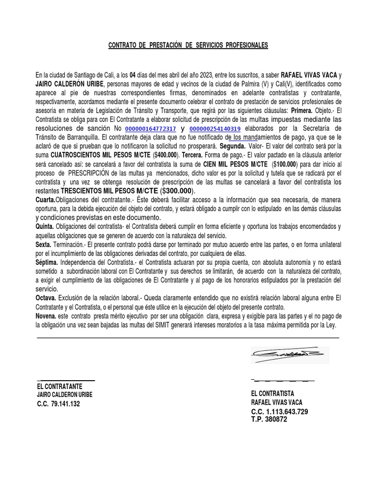 Jairo Calderon Uribe | PDF | Justicia | Crimen y violencia