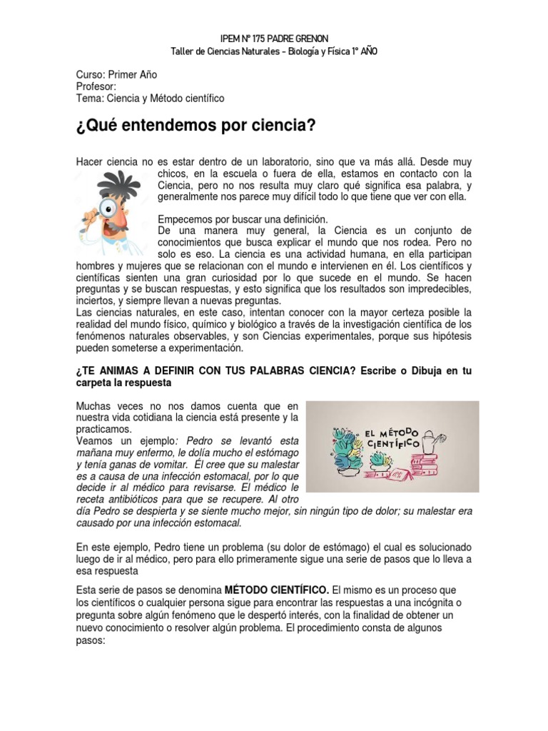 Cuadernillo Ciencias Naturales 1B TM PDF | PDF | Organismos | Medición