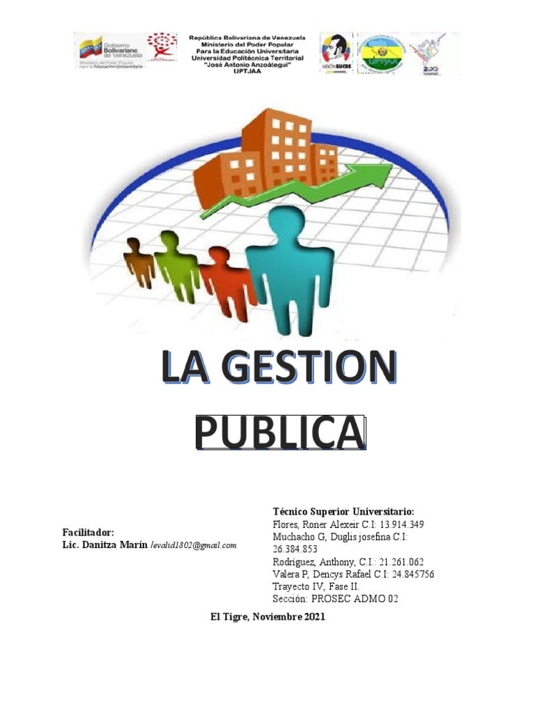 Gestion Publica - Unidad I | PDF | Administración Pública | Estado ...