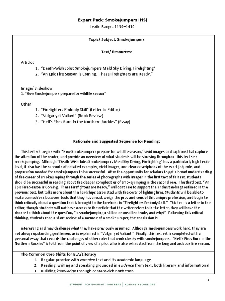 Smokejumpers: Firefighting Insights & Challenges | PDF