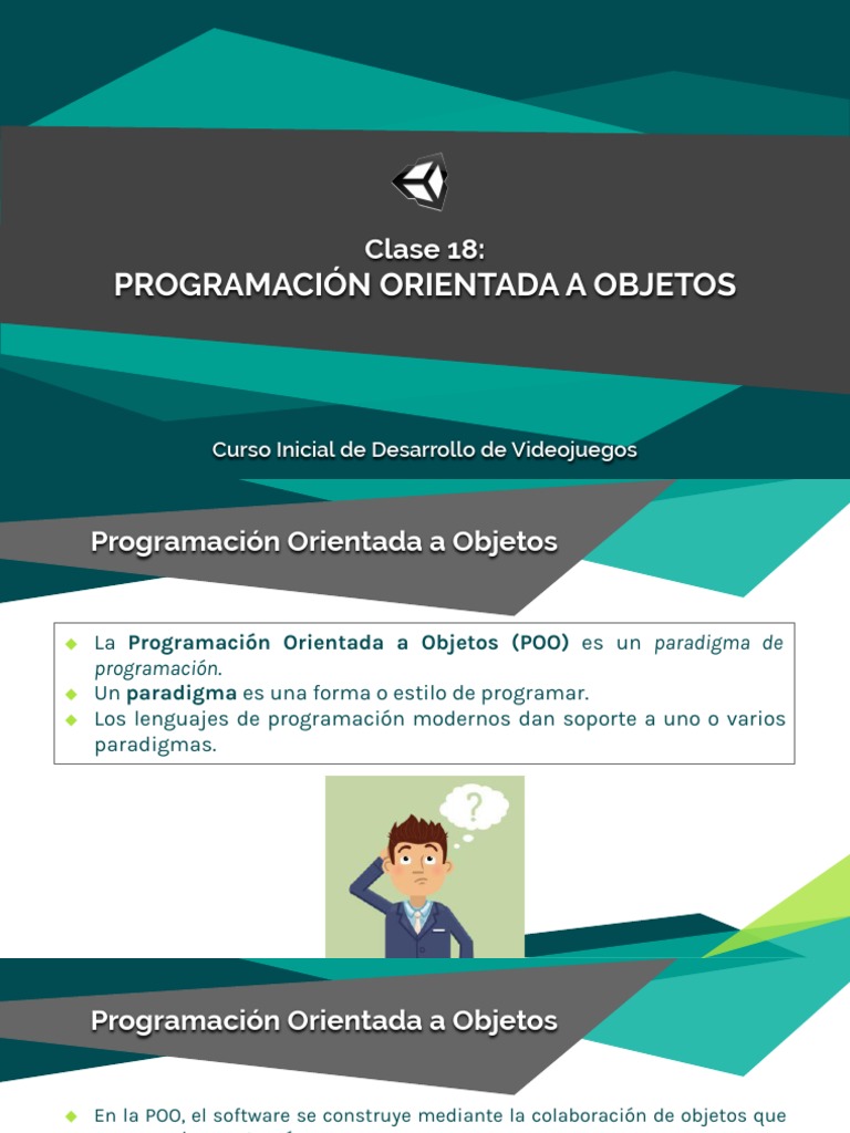 Programación Orientada A Objetos: Clase 18 | PDF | Programación orientada a objetos | Objeto ...