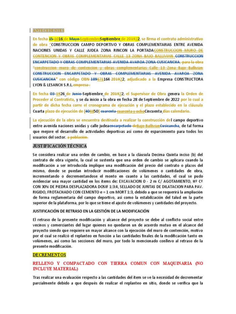 Justificacion Tecnica | PDF