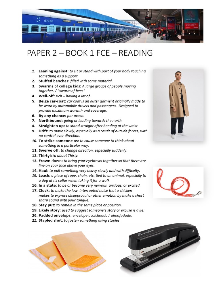 Aula Reading FCE BOOK 1 PAPER 2. | PDF