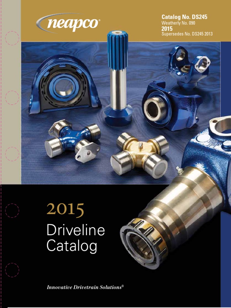 Driveline Catalog | PDF | Screw | Pipe (Fluid Conveyance)