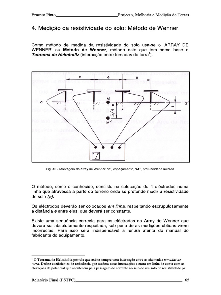 Método Wenner | PDF