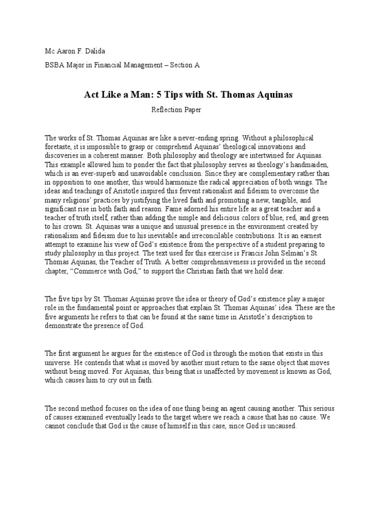 reflection paper | PDF