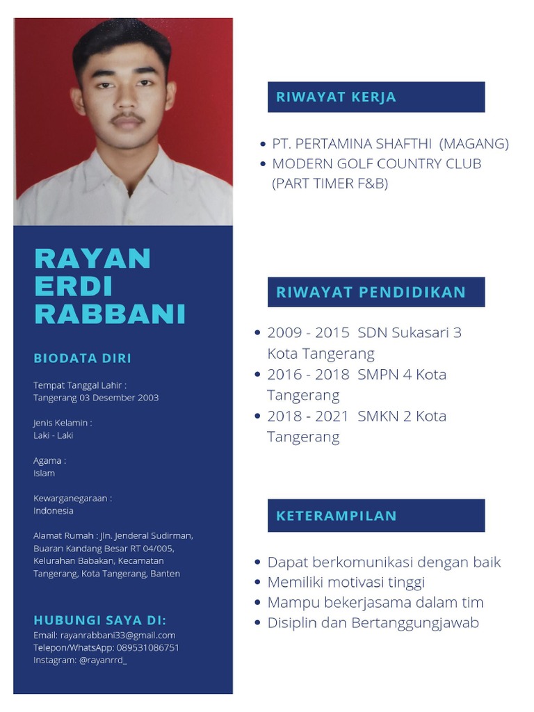 Rayan Erdi Rabbani CV | PDF