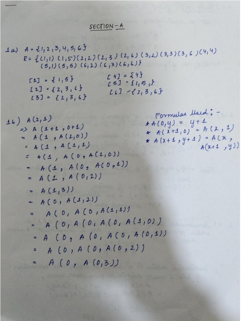 Discrete Structures & Theory KCS-303 UT Sol ODD 21-22 | PDF