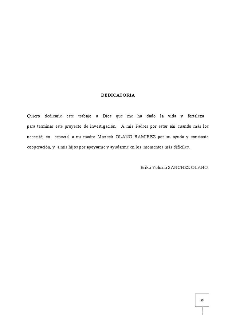 Dedicatoria | PDF | Marketing | Producto (Negocio)