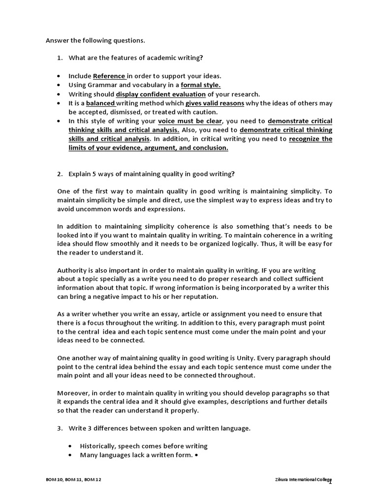 Topic 1 Tutorial 1 Pdf Critical Thinking Human Communication 