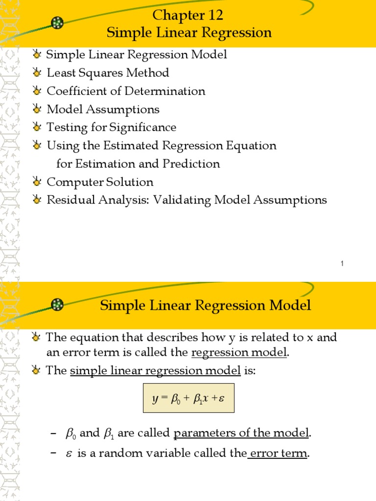 Kxu Stat Anderson Ch12 Student | PDF | Regression Analysis | Linear Regression