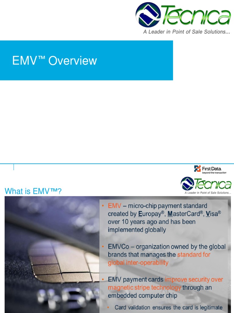 EMV Overview Tecnica | PDF | Emv | Personal Identification Number