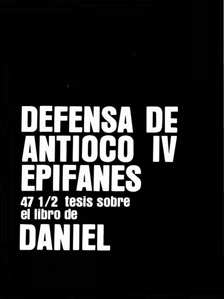 ABOS-PADILLA, R. Defensa de Antioco IV Epifanes | PDF | Maccabees ...