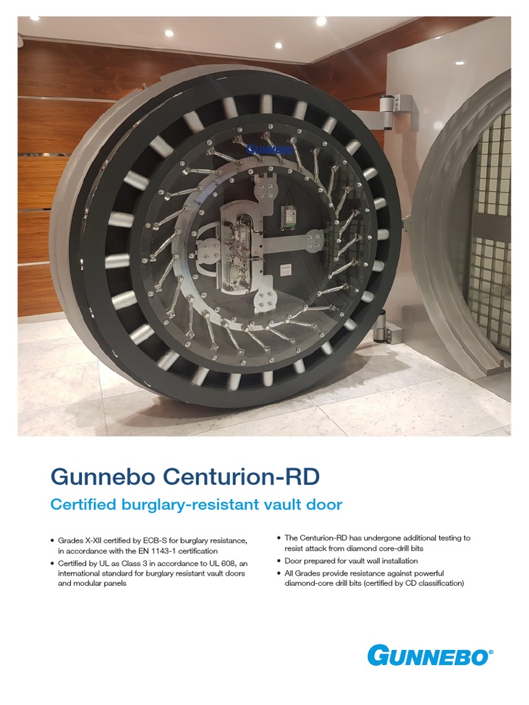 G Centurion RD 2p Master | PDF | Bank Vault | Door