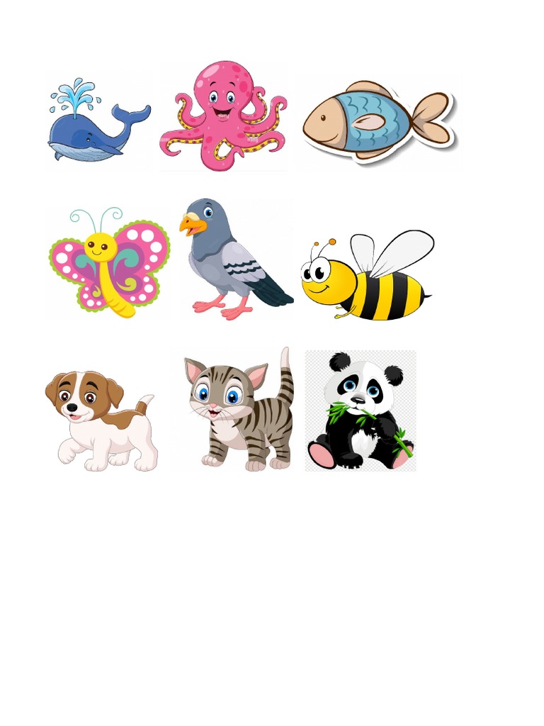 Animales Terrestre Acuatico Aire | PDF