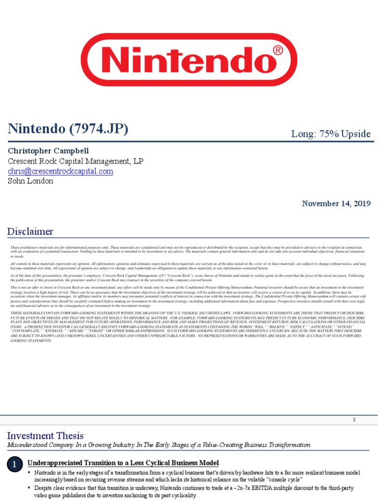 Nintendo | PDF | Nintendo | Wii