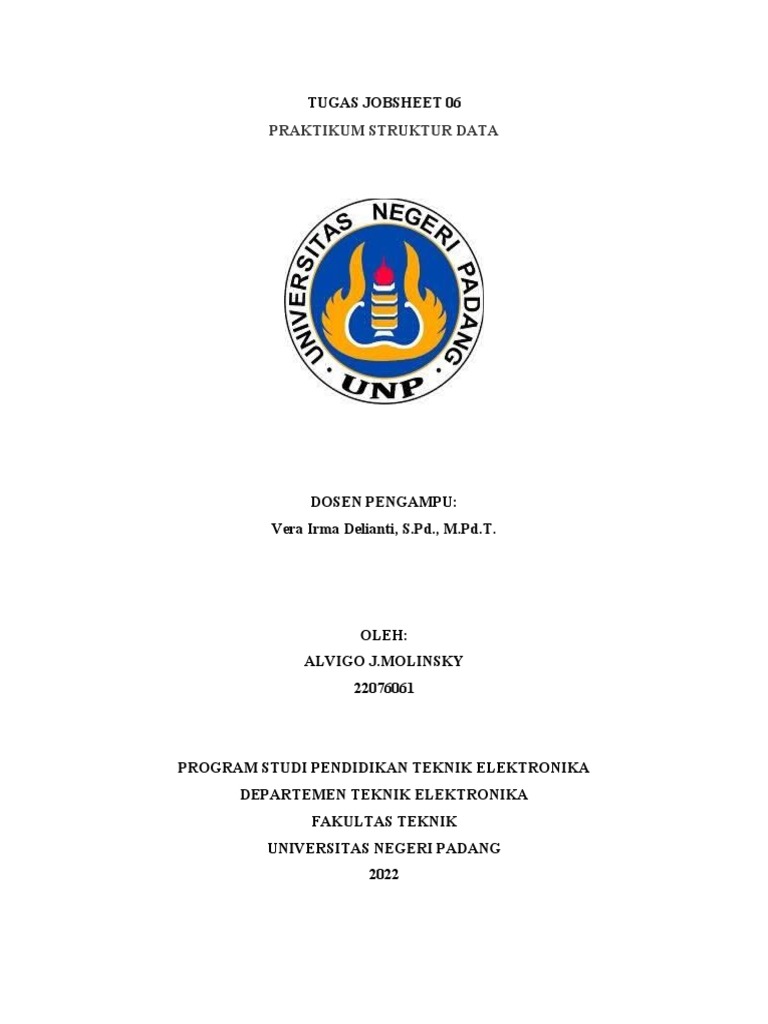 Jobsheet 06 Alvigo J.molinsky 22076061 | PDF