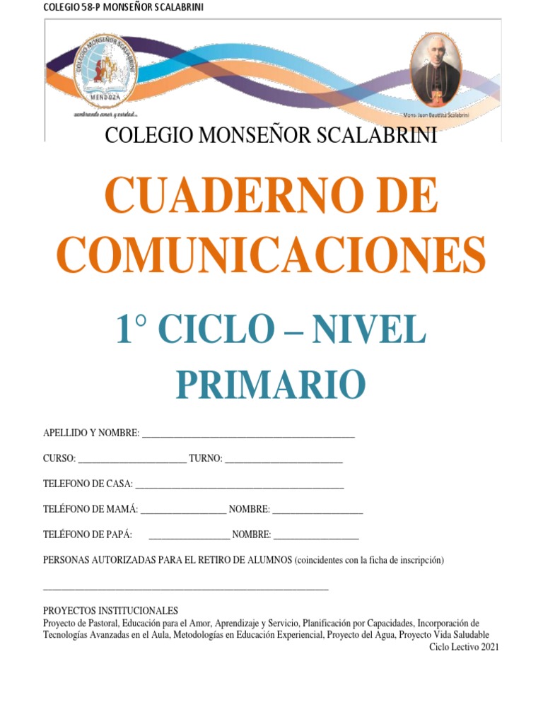 Cuaderno de comunicación | PDF | Enseñando | Lesión