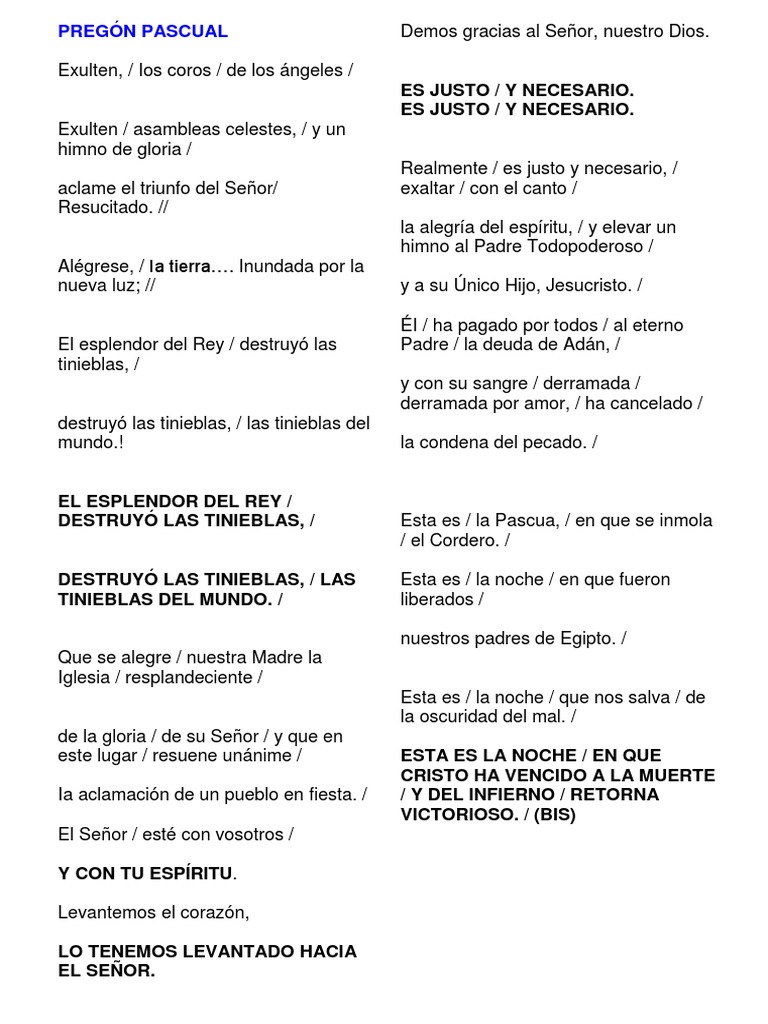 Un himno de alabanza a la victoria de Cristo sobre la muerte | PDF | Cristo (título) | La ...