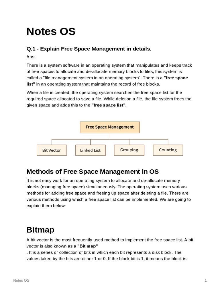 Notes OS | PDF | Computer File | Scheduling (Computing)