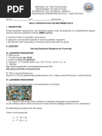 Detailed Lesson Plan in General Mathematics | PDF | Function ...