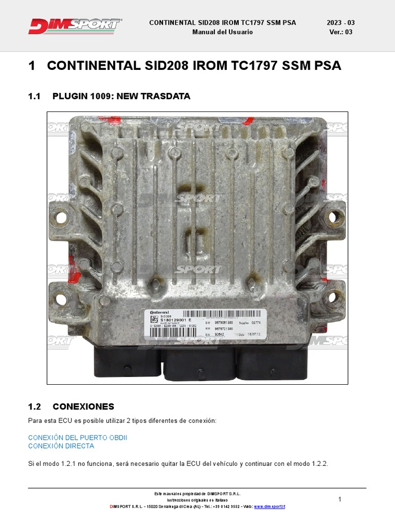 Manual de Usuario SID208 y Conexiones | PDF | Ingenieria Eléctrica ...