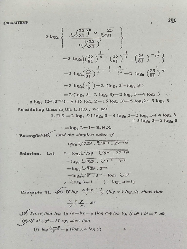 Logarithms | PDF