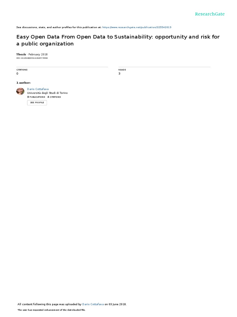 Easy Open Data From Open Data To Sustainainability | Download Free PDF | Free Software ...