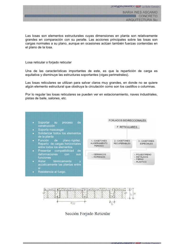 Losa Reticular | PDF