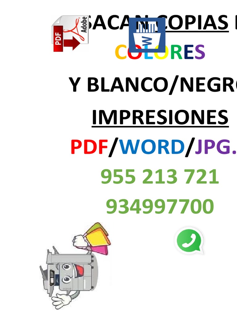 Se Saca Copia Impresiones Jeins | PDF