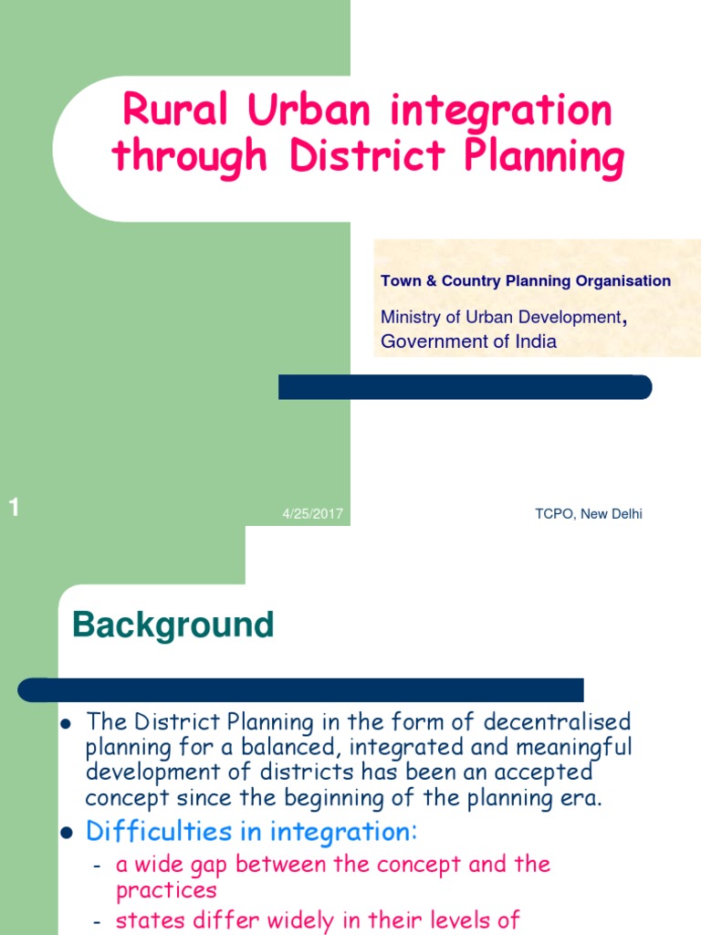 7district Planning Presentation For Rural Dev Ministry | PDF