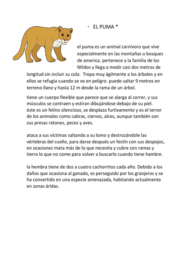 El Puma | PDF