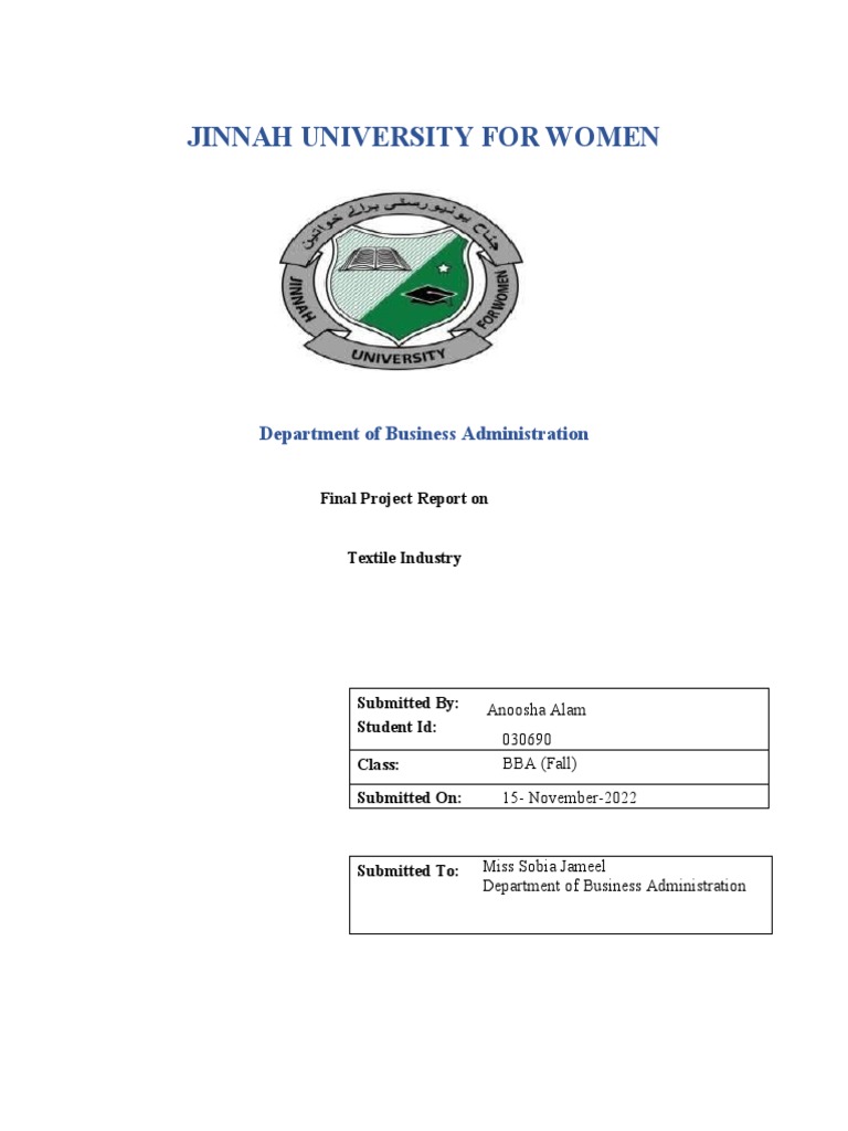 Textile Industry Insights in Pakistan | PDF | Textile Industry | Textiles